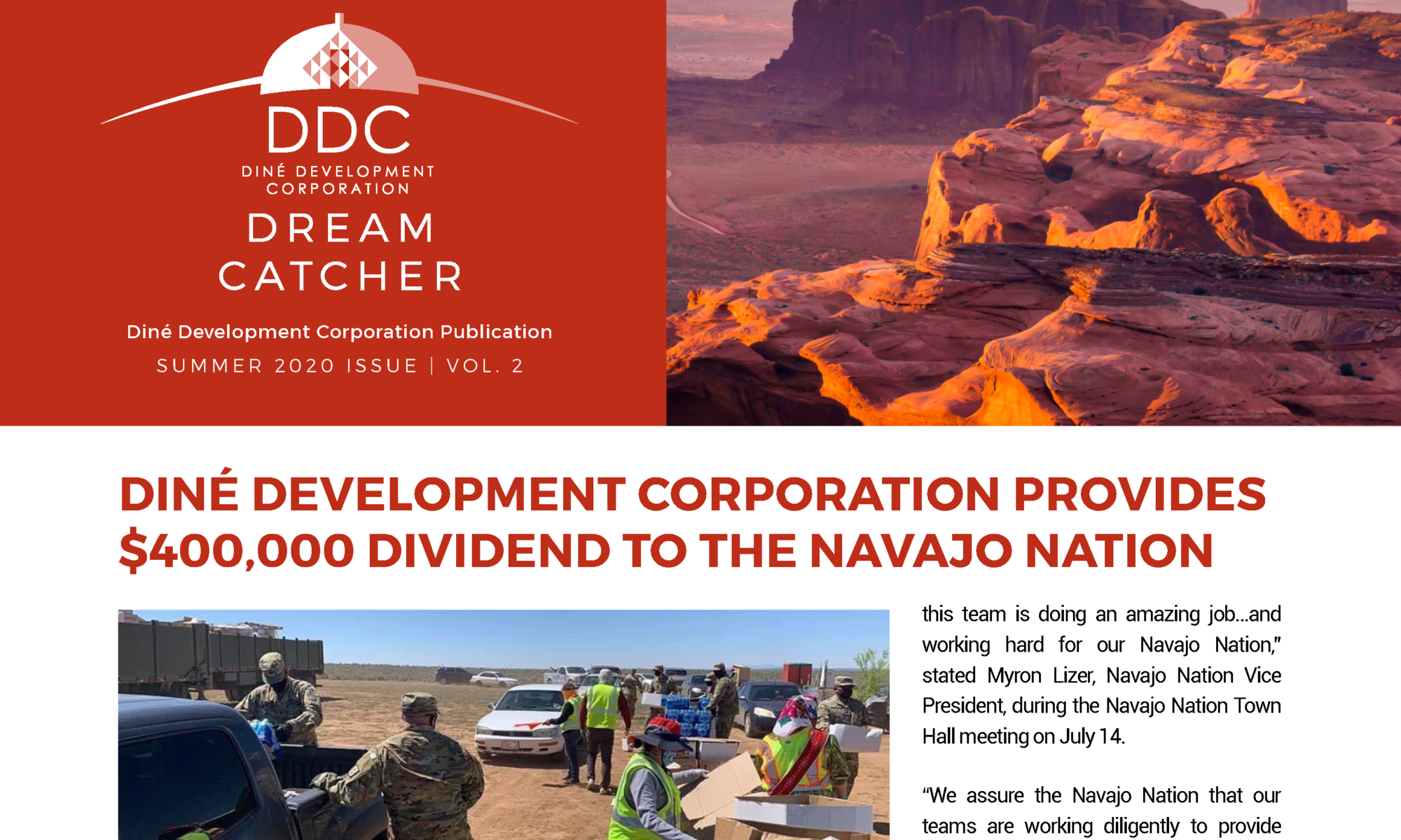 DDC Dream Catcher Summer 2020 Issue - Navajo Nation Corporation, Tribal ...