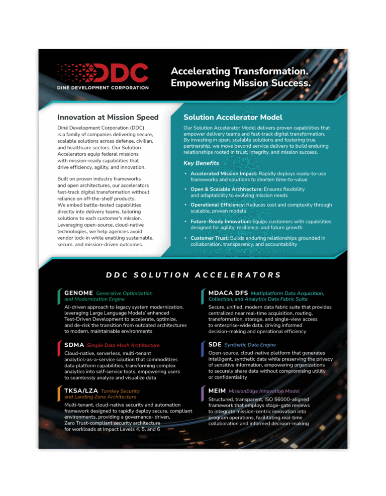 DDC Solution Accelerators