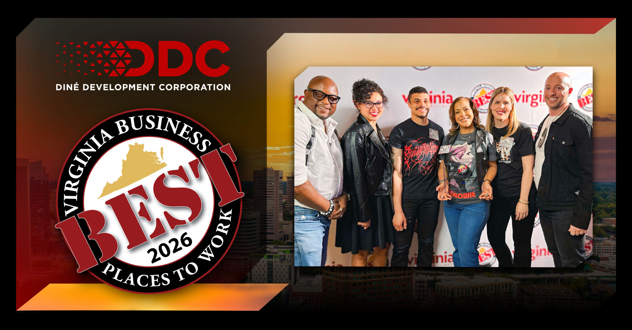Diné Development Corporation Named to 2026 Best Places to Work in Virginia
